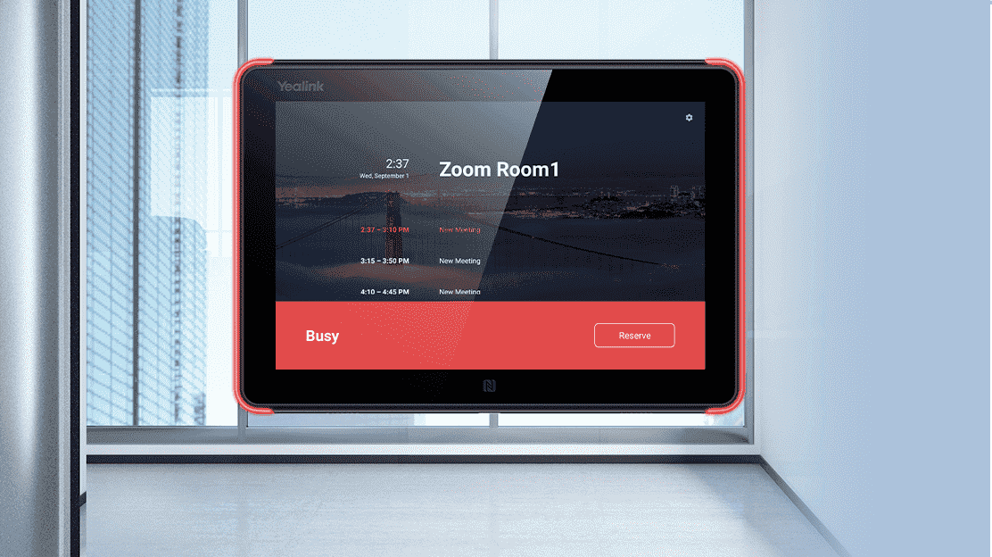 Yealink Room Panel for Zoom | Room Manager | OfficePlus UAE
